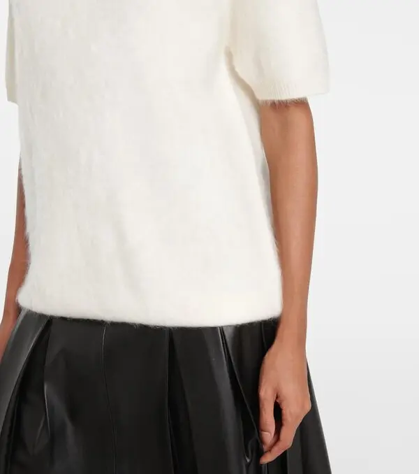 LISA YANG Madelene Cashmere T-shirt - White