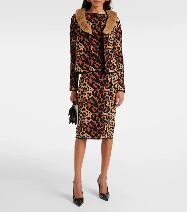 Blumarine Leopard-print Top