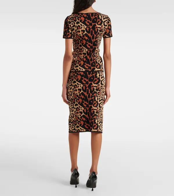 Blumarine Leopard-print Top