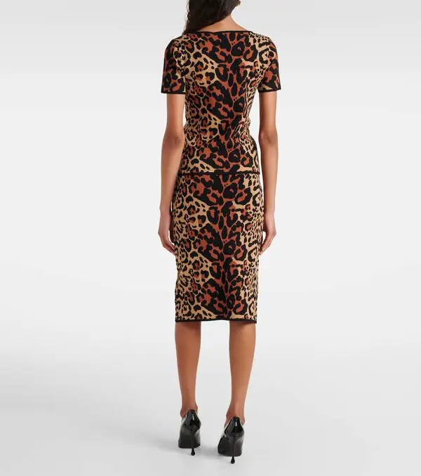 Blumarine Leopard-print Top