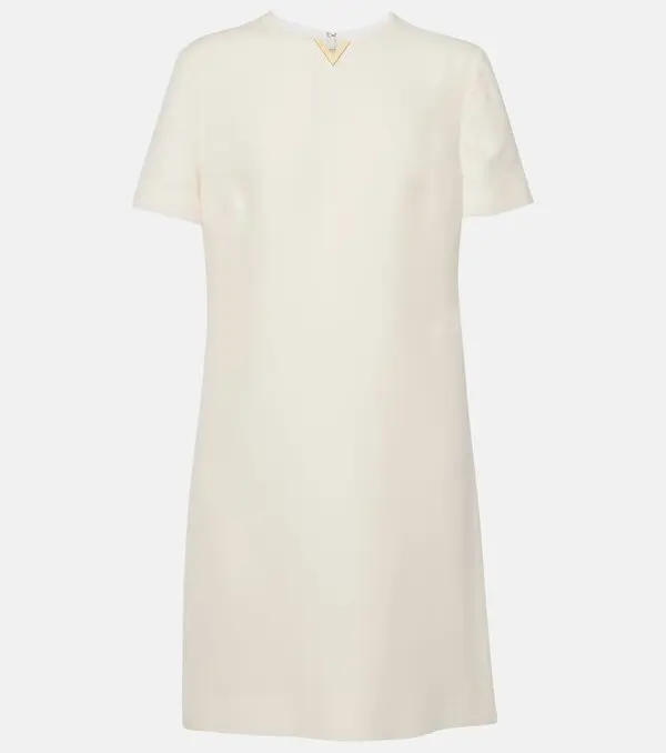 Valentino Garavani Crepe Couture Mini Dress - White