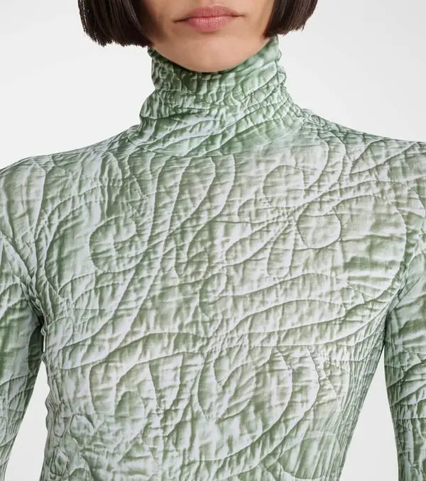 MAISON MARGIELA Printed Jersey Bodysuit