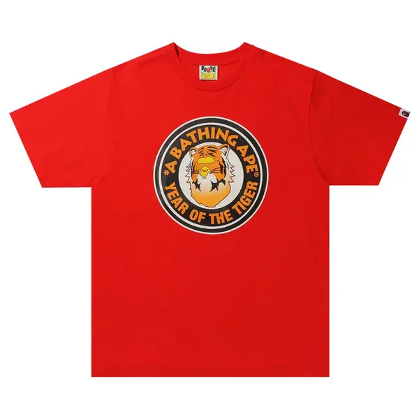 A BATHING APE Year Of The Tiger Tee - Red
