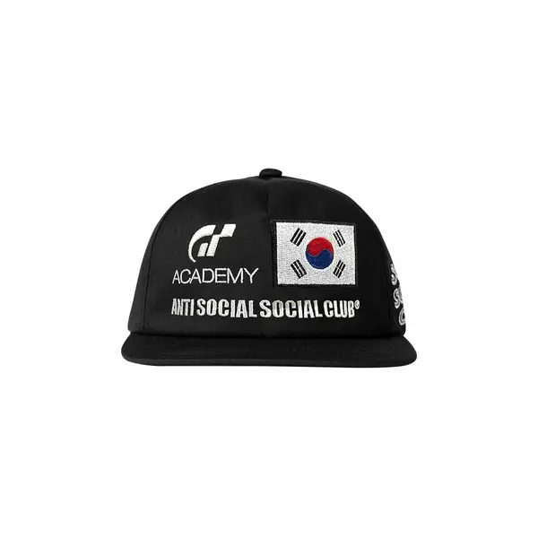 ANTI SOCIAL SOCIAL CLUB X Gran Turismo Flag Cap - Black