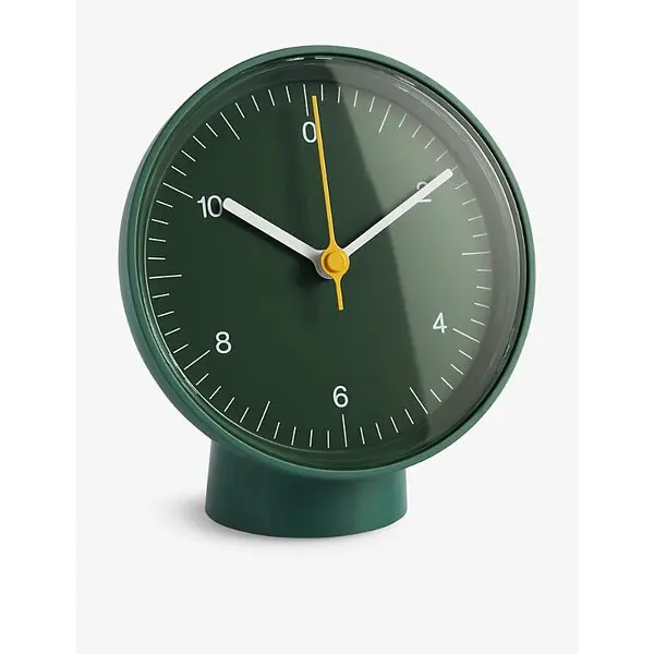 HAY Jasper Morrison Plastic Table Clock - Green