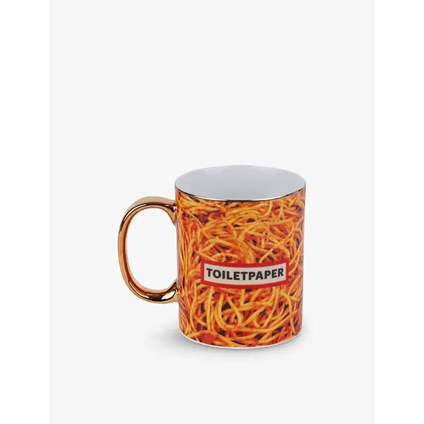SELETTI X Toiletpaper Spaghetti Fine-porcelain Mug 10cm - One-color