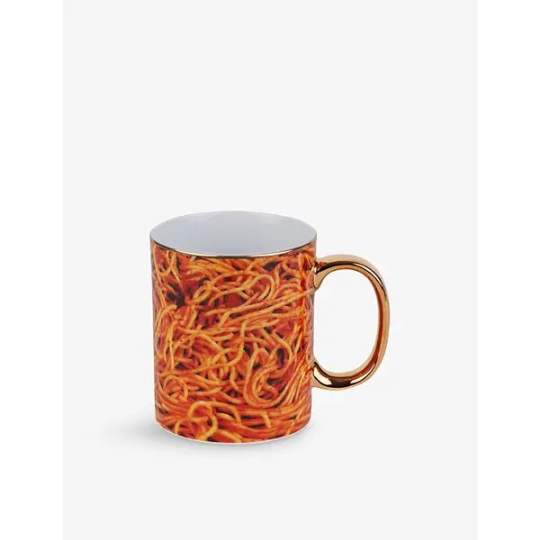 SELETTI X Toiletpaper Spaghetti Fine-porcelain Mug 10cm - One-color