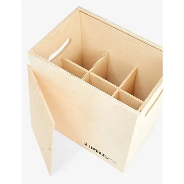 SELFRIDGES SELECTION Six-bottle Wooden Wine Box