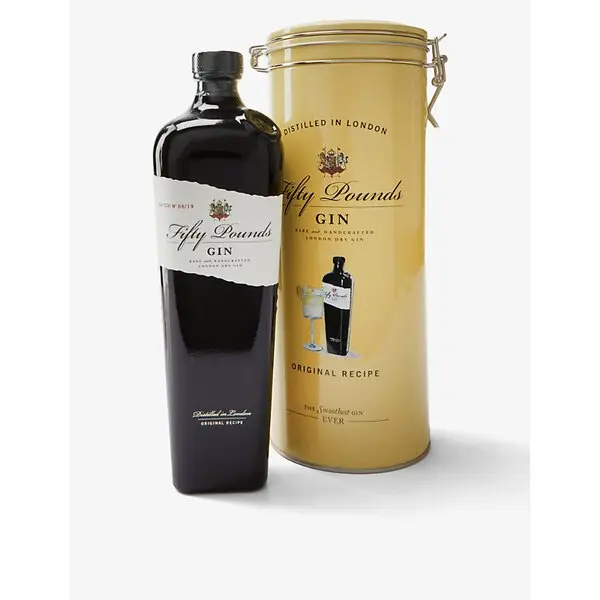 GIN Fifty Pounds Orial Recipe Tin - One-color