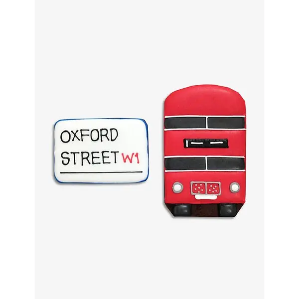 BISCUITEERS Oxford Street Bond Street Biscuit Card 15g