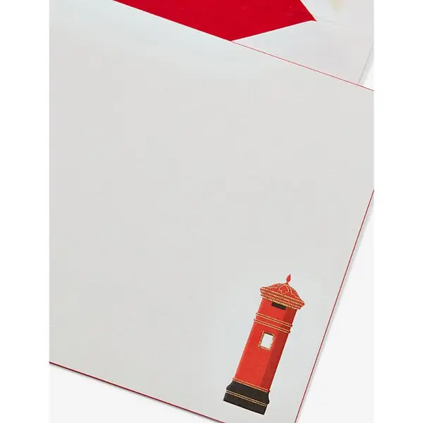 Smythson Postbox Correspondence Cards Pack Of 10