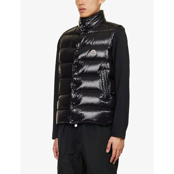 Moncler Branded Shell-down Gilet
