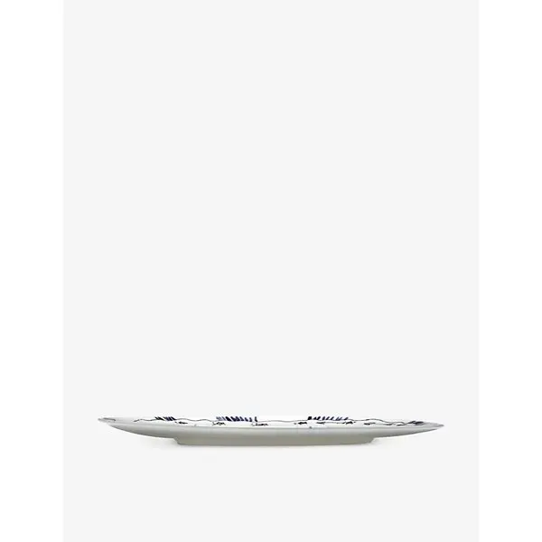 SERAX X Marni Midnight Flowers Flower-motif Bone-china Plate 20cm Set Of Two - One-color