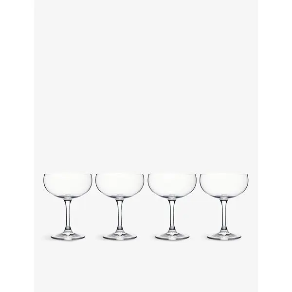 MARQUIS Moments Crystal Champagne Coupe Glasses Set Of Four - One-color