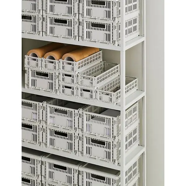 HAY Stackable Small Crate - Grey