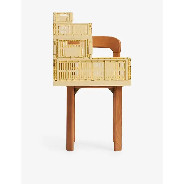 HAY Stackable Small Crate - Light Yellow