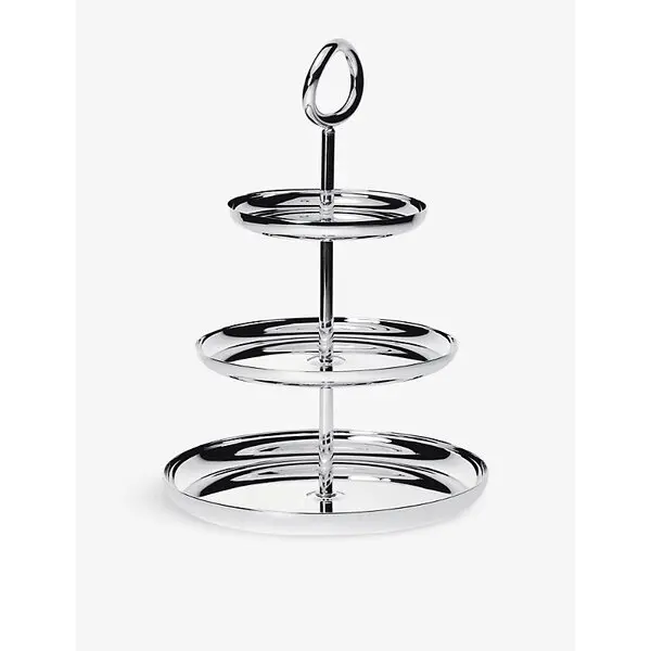 Christofle Vertigo Three-tier Silver-plated Pastry Stand - One-color