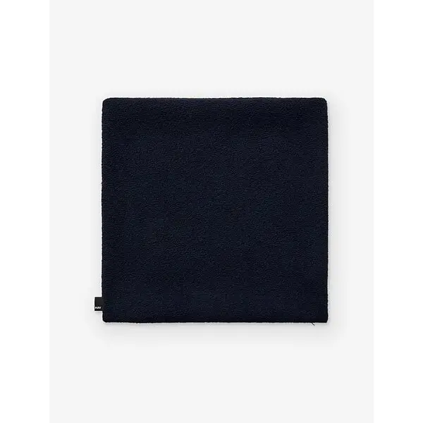 HAY Texture Square Woven Cushion 50cm X 50cm - Blue Black