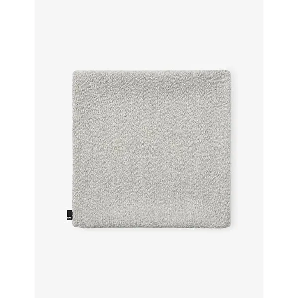 HAY Texture Square Woven Cushion 50cm X 50cm - Light Grey
