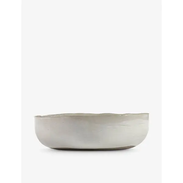 SERAX La Mère Irregular Medium Stoneware Bowl 16.5cm - White