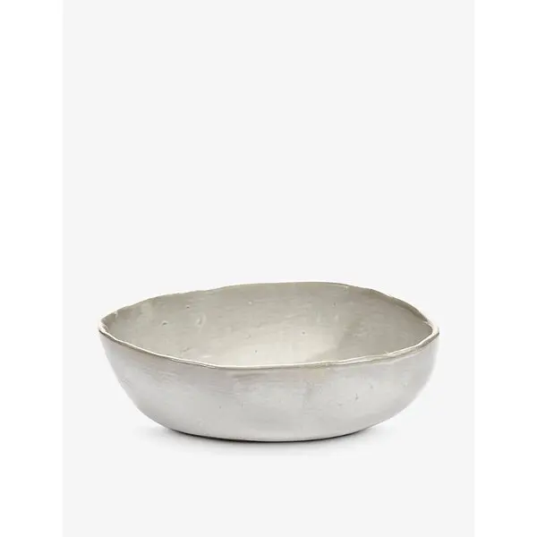 SERAX La Mère Irregular Medium Stoneware Bowl 16.5cm - White