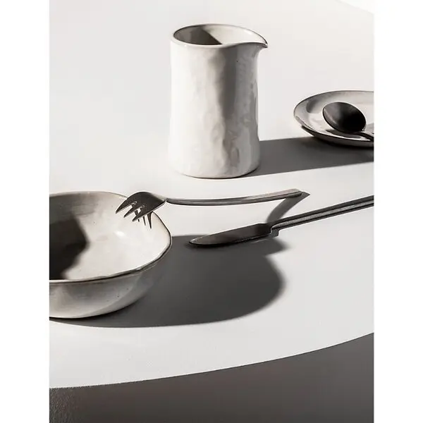 SERAX La Mère Irregular Medium Stoneware Bowl 16.5cm - White