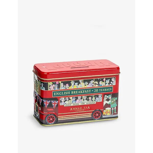 AHMAD TEA London Bus Tea Caddy Tin Of 20 - One-color