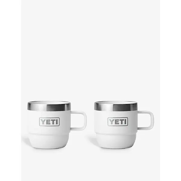 YETI Rambler 6oz Stainless-steel Espresso Mug Pack Of Two - White