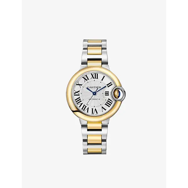 CARTIER Ballon Bleu 18ct Yellow Gold And Stainless Steel Watch - Yellow Gold & Steel
