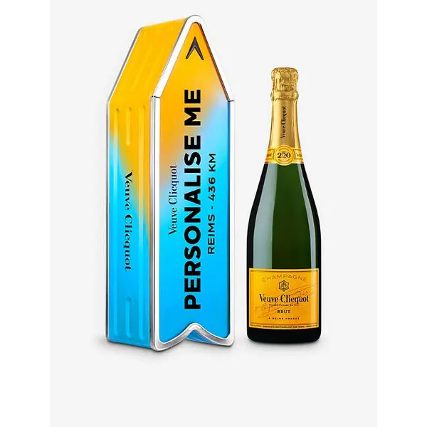 VEUVE CLICQUOT Arrow Brut Nv Champagne With Personalised Tin - One-color