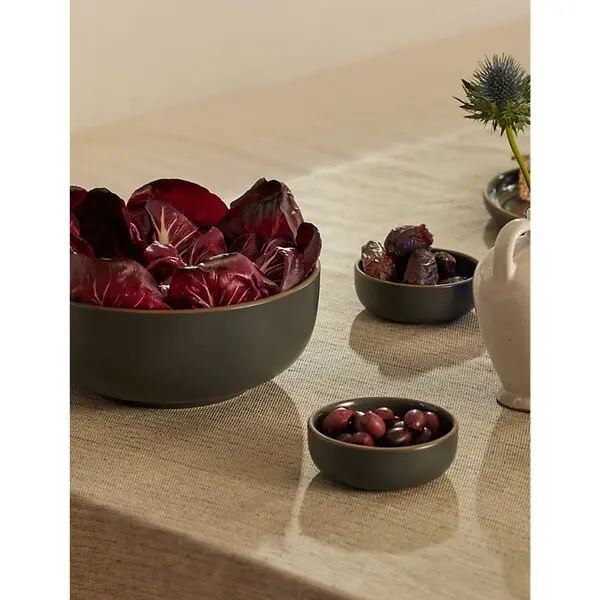 OUR PLACE Gather Ceramic Bowls Set Of Two - Char