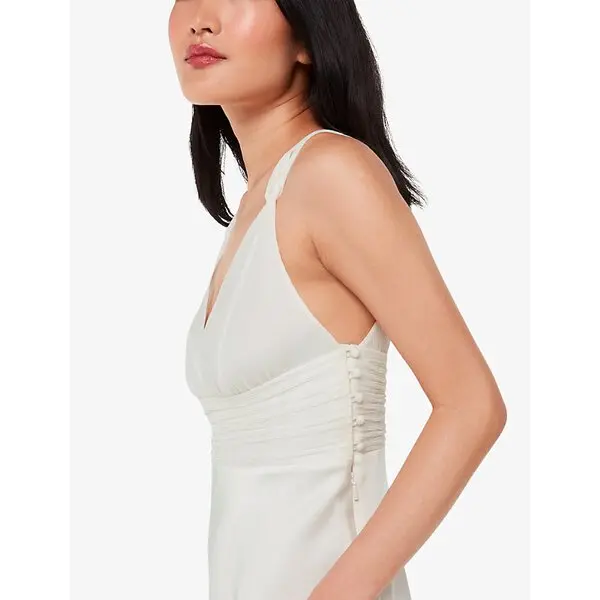 whistles silk dresses Buy Whistles Red Satin Twist Waist Midi Dress from Next USA