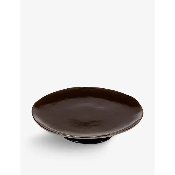 SERAX Ebony La Mere Large Stoneware Plate 30.5cm