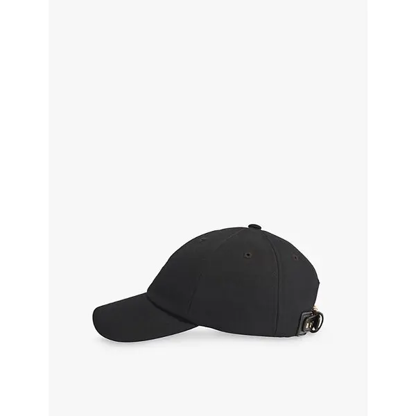 Maje Clover-embroidered Baseball Cap - Noir / Gris