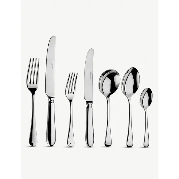 ARTHUR PRICE Georgian Stainless Steel Cutlery Set Of Seven - Clear