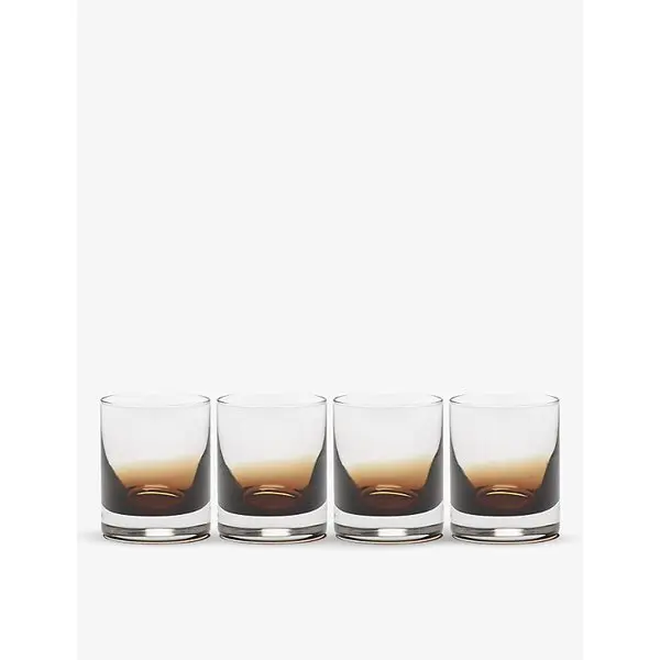 SERAX Kelly Wearstler Zuma Glass Shot Glasses Set Of Four - Brown