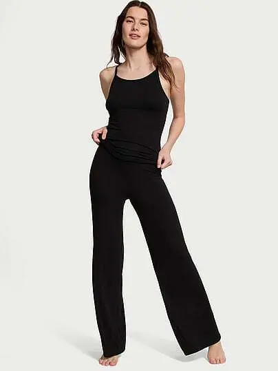 Victoria's Secret Sosoft™ Modal Ribbed Tank & Pants Set - Black