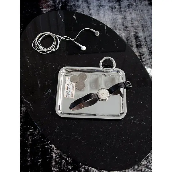 Christofle Vertigo Single-handle Silver-plated Tray 20cm X 16cm - One-color