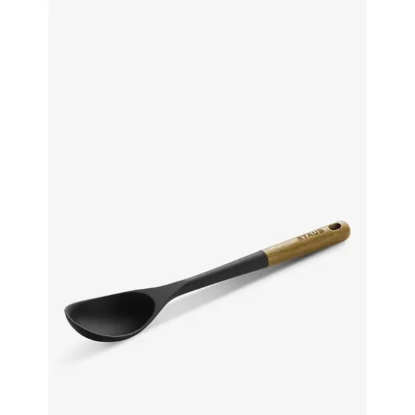 STAUB Branded Silicone And Wood Serving Spoon 31cm - One-color