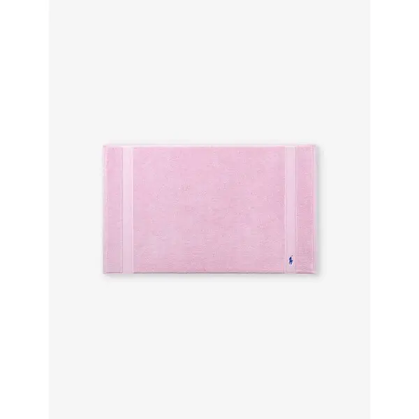 Ralph Lauren Carmel Logo-embroidered Cotton 55cm X 90cm - Carmel Pink