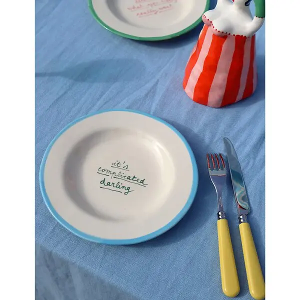 LAETITIA ROUGET It's Complicated Darling Stoneware Dessert Plate 20cm