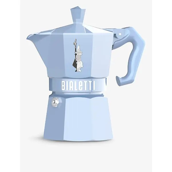 BIALETTI Moka Express Exclusive Three-cup Aluminium Espresso Maker - Blue