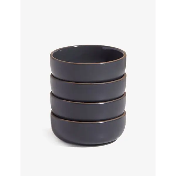 OUR PLACE Mini Ceramic Bowls Set Of Four - Char