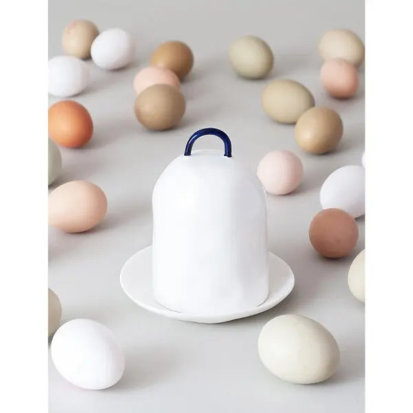 FELDSPAR Hand-painted Bone-china Cloche 13cm X 13cm