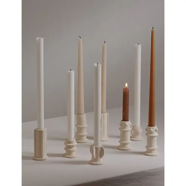 SERAX 03 Molly Stoneware Candle Holders Set Of Three