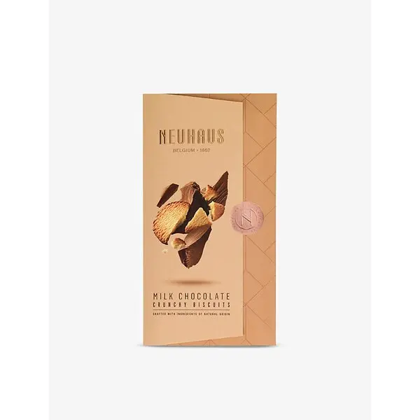 NEUHAUS Milk Chocolate Bar With Biscuit Pieces 100g - One-color