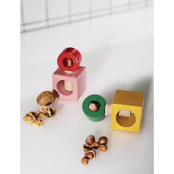 ALESSI Twergi Beach-wood Nutcracker 11cm X 6cm