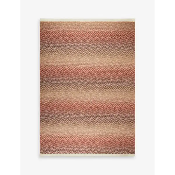 Missoni Timmy Zigzag Wool Throw 130cm X 190cm - One-color