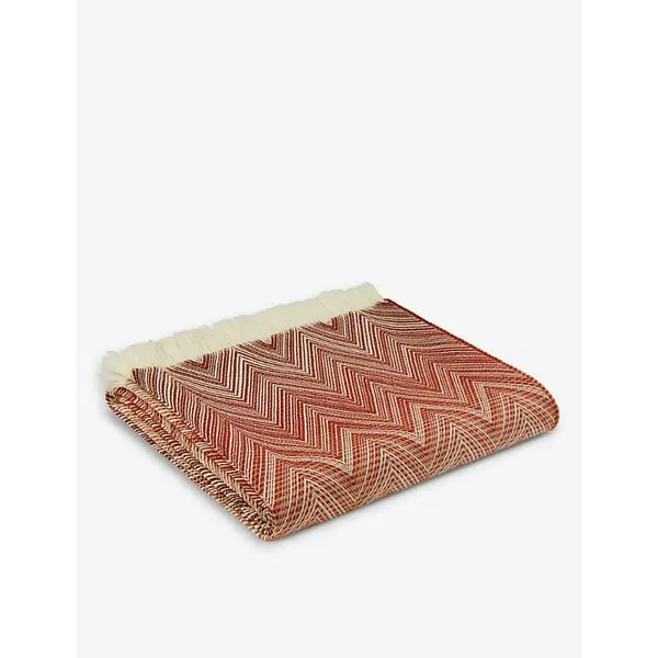 Missoni Timmy Zigzag Wool Throw 130cm X 190cm