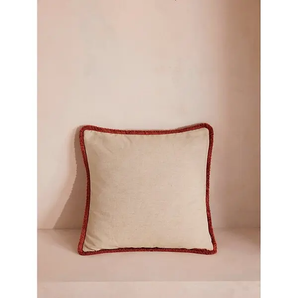 SOHO HOME Vende Geometric-pattern Woven Cushion 50cm X 50cm - One-color